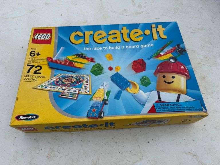 Lego Create It Board Game - Auction Ohio