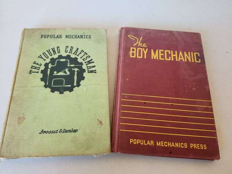 1943 Popular Mechanics The Young Craftsman & 1954 The Boy Mechanic ...