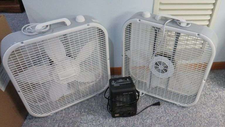 Box Fans and Heater - Auction Ohio