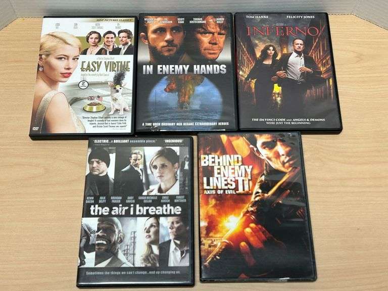DVD Movie Collection – 5 Titles (See Description for Titles.) - Auction ...