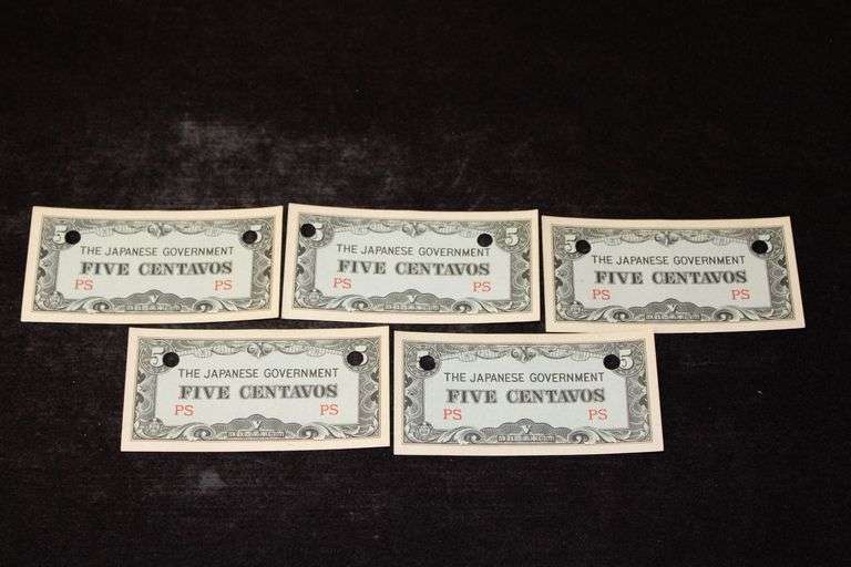 Japanese Centavos Notes - Auction Ohio