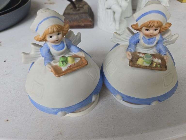 Porcelain nurse music boxes - Auction Ohio