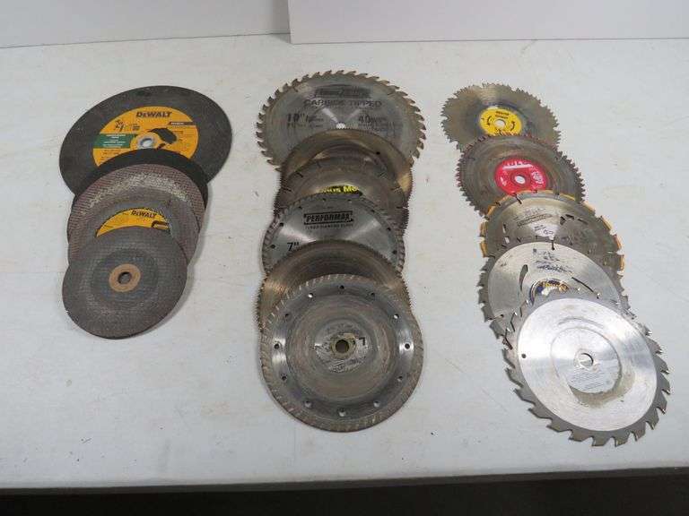 Saw & Cut Off Blades - Auction Ohio