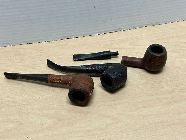 3 Smoking Pipes with Stem - Auction Ohio