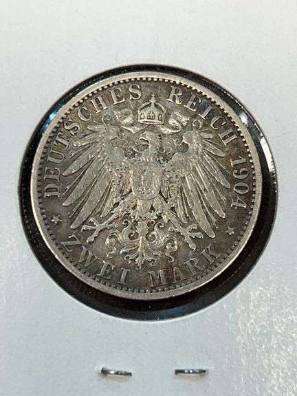 1904 2-Kwei Mark German - Auction Ohio