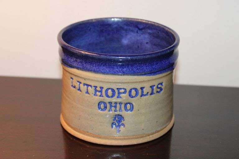 Frederick Pottery Stoneware Crock – Lithopolis, Ohio - Auction Ohio