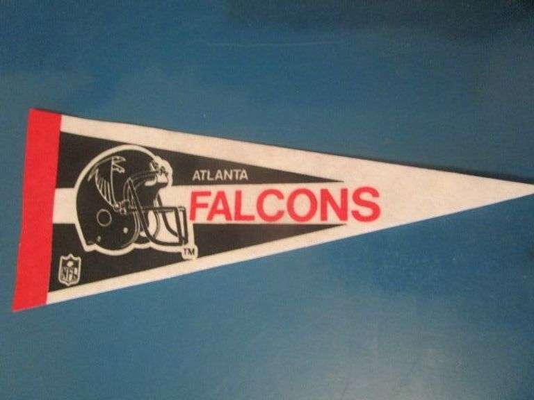 Vintage Atlanta Falcons Mini Pennant 9"X4" - Auction Ohio