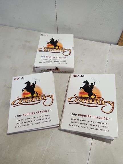 2008 Country 200 Classics 10 Cd Set - Auction Ohio