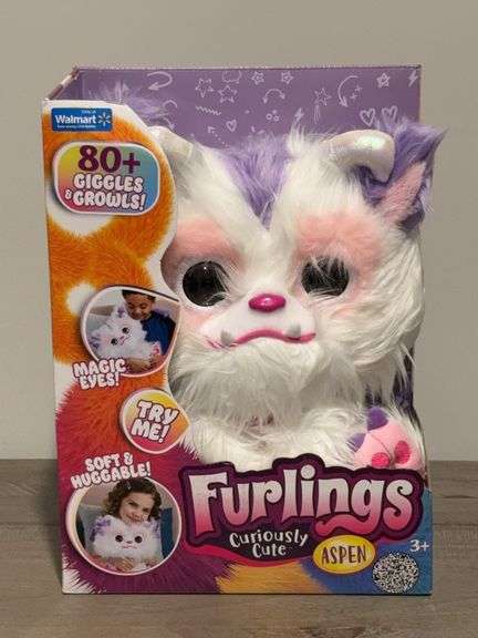 **NEW** Furlings Aspen 13" Interactive Plush Toy, 80+ Sounds ...