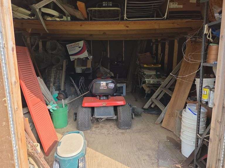 Shed cleanout - Auction Ohio