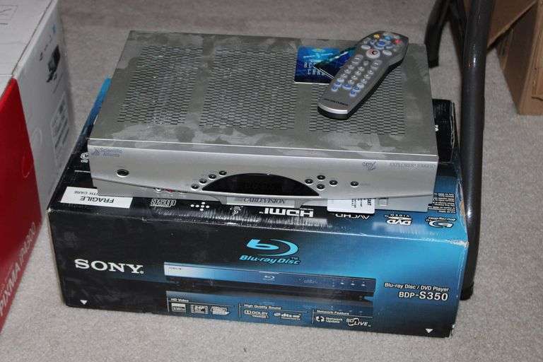 Sony Blu-ray Player & Scientific Atlanta DVT Cable Box - Auction Ohio