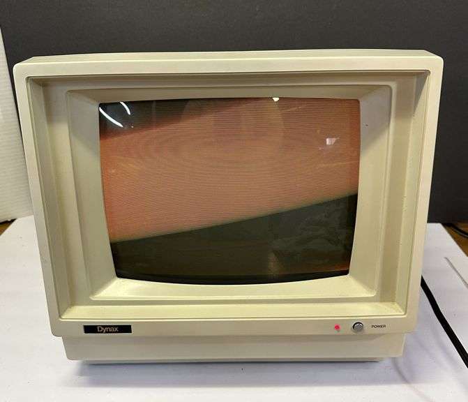 Vintage 1982 Dynax Computer Monitor Monochrome AM 121 Retro 13 ...