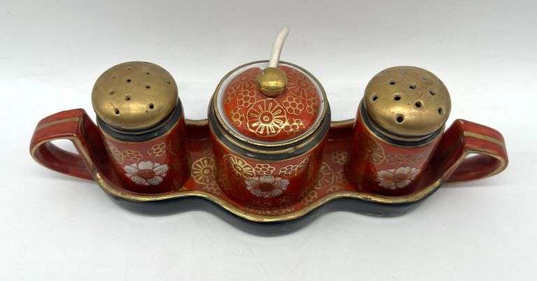 Japanese Table Condiment Set - Auction Ohio