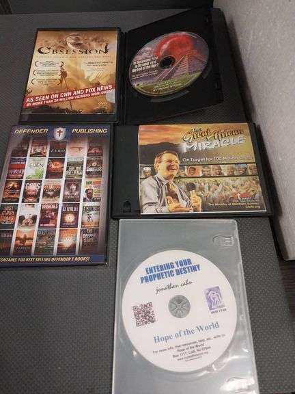 Christian DVDs and CD Set Covering Prophecy and Ministries - Auction Ohio