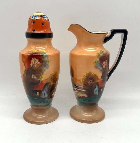 Vintage - Noritake Sugar Shaker & Creamer - Auction Ohio