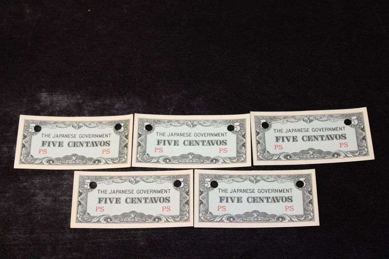 Japanese Centavos Notes - Auction Ohio