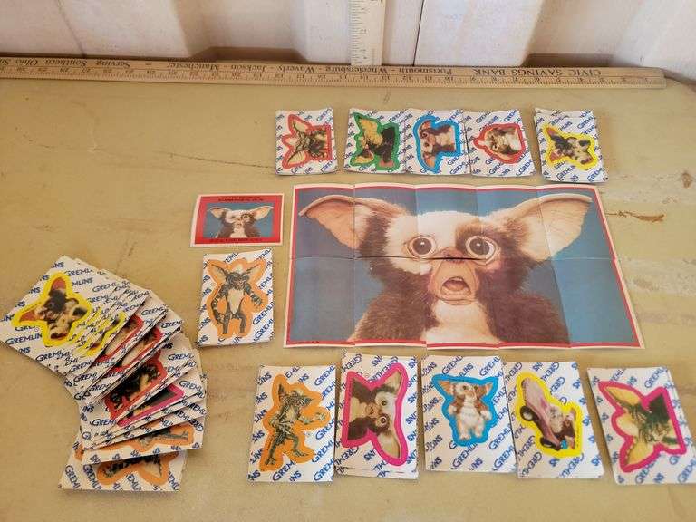 1984 Topps Chewing Gum Warner Bros Gremlins Stickers 6 Complete Puzzles ...