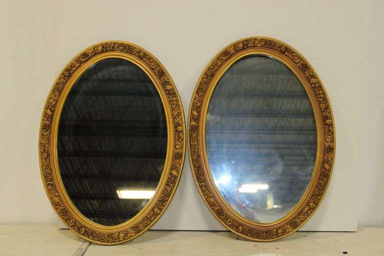 Pair of Miami Carey Mirrors - Auction Ohio
