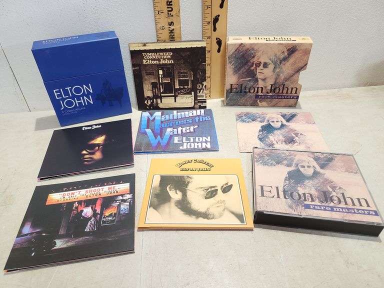 1992 Elton John Rare Masters 2 Disc & 2012 Elton John 5 Classic Album ...