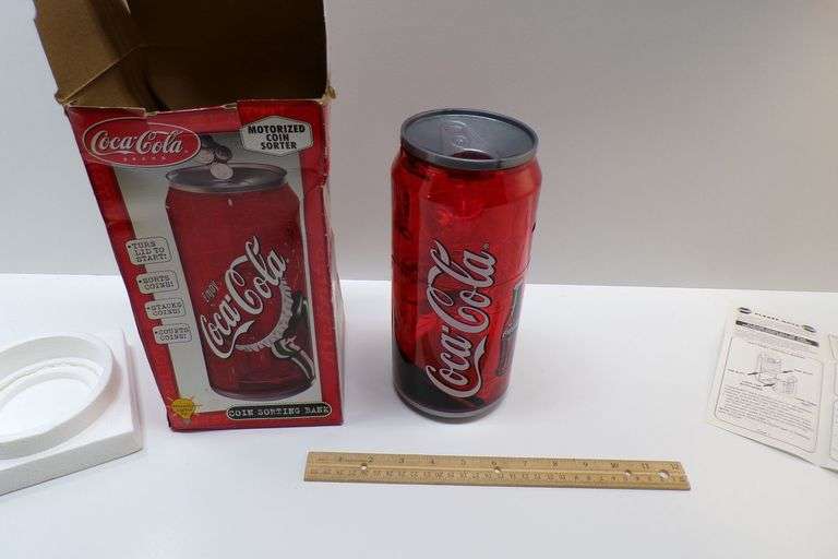 2001 Magnif " Coca Cola" Motorized Coin Sorter - Auction Ohio