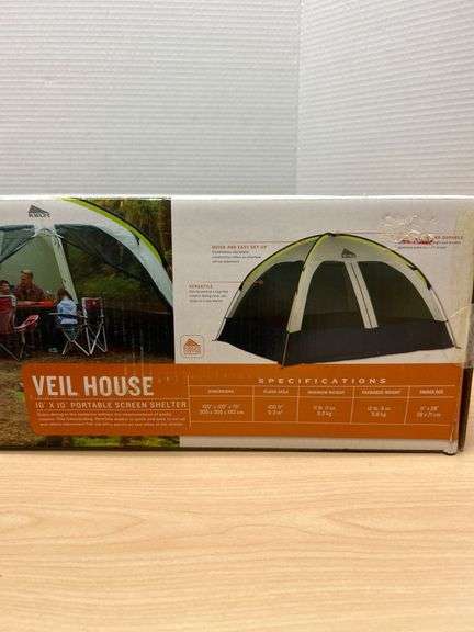 Kelty 10′ x 10′ Portable Screen Shelter - Auction Ohio