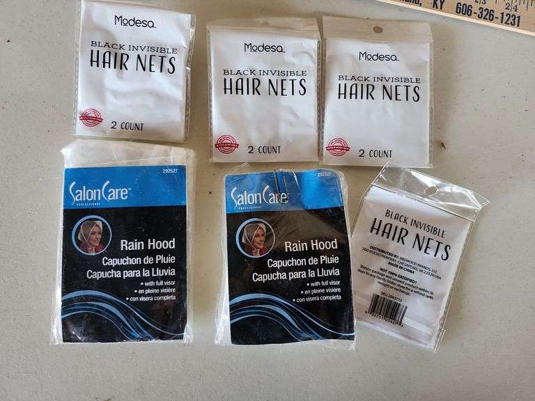 Assorted Hair Nets & Rain Hoods - Auction Ohio