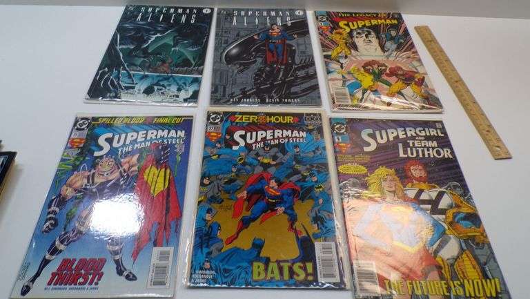 Lot of (6) DC Superhero Comic Books - Auction Ohio