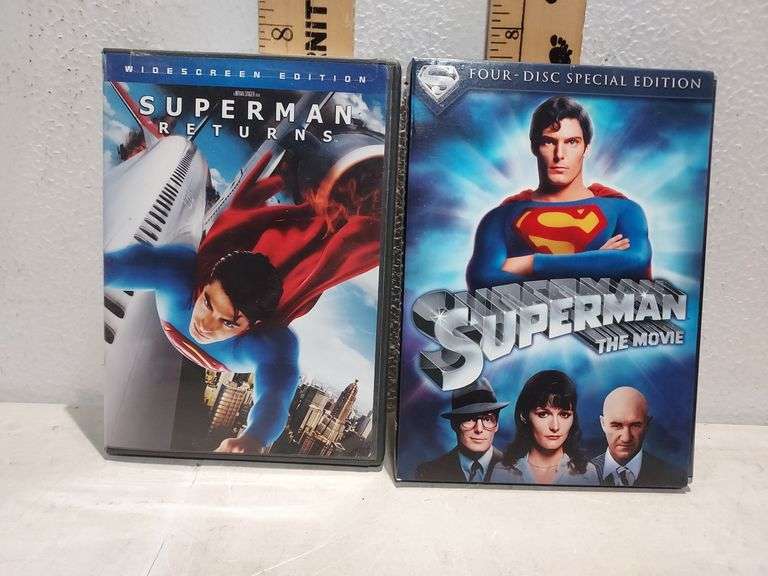 Superman The Movies 4 Disc Special Edition & Superman Returns On Dvd ...