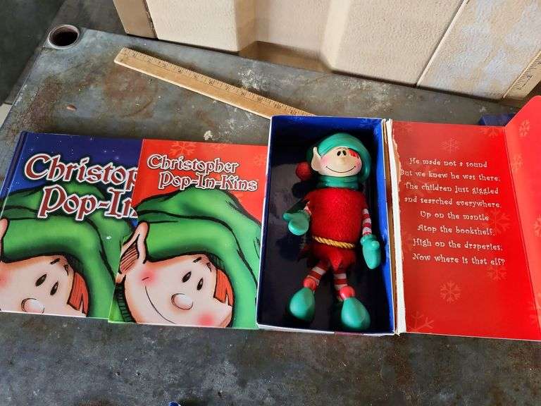 2009 Christopher Pop-In-Kins Book & Elf - Auction Ohio