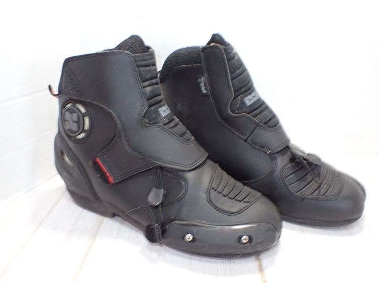IXS Streetrunner Motorcycle Riding Boots, Size US 9 - Auction Ohio