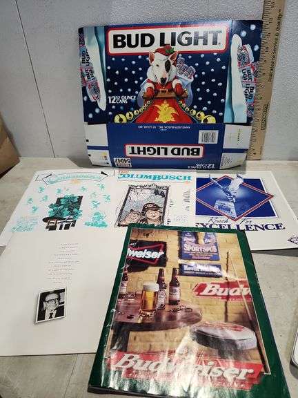 Vintage Anheuser-Busch Items 1987 Bud Light Spuds. Box, Fall 1997 ...