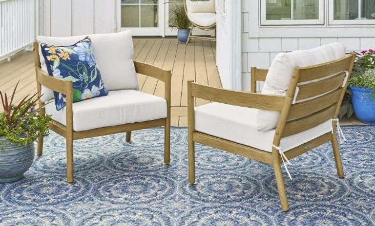 Better Homes & Gardens Astrid 2-Piece Steel Outdoor Conversation Set, Tan - Auction Ohio