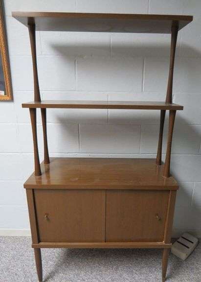 MCM Display Shelf/Cabinet - Auction Ohio