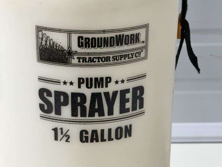 GroundWork 1.5 gal. Pump Sprayer - Auction Ohio