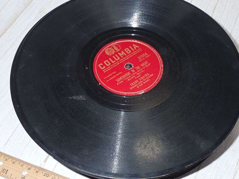 Collection of 36 Vintage 78 RPM Records from Various Labels - Auction Ohio