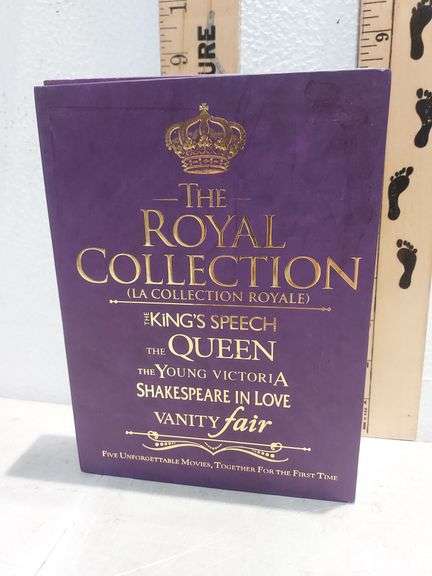 The Royal Collection 5 Movie Set & Bookmark - Auction Ohio