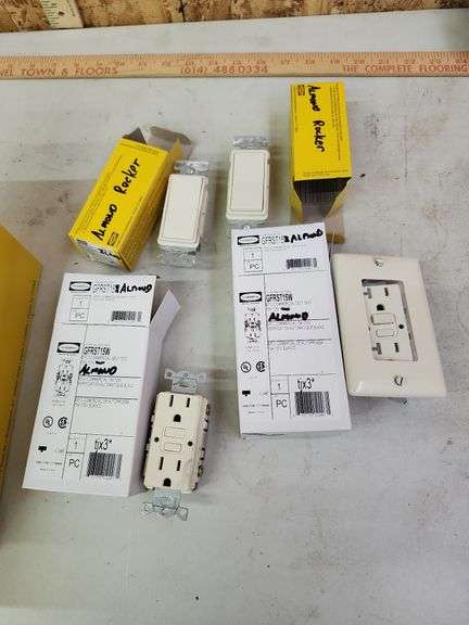 Almond Switches & GFI Outlets - Auction Ohio