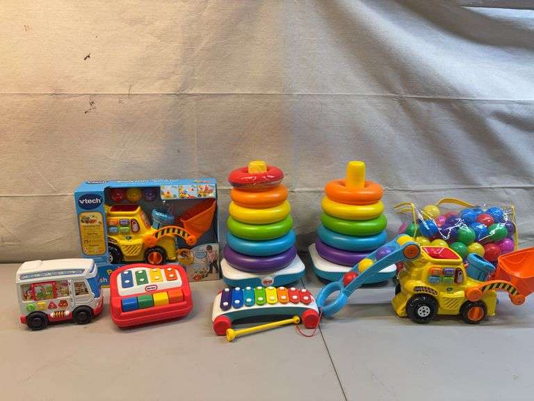 Children’s Toy Set from Fisher-Price, VTech, and Little Tikes - Auction ...