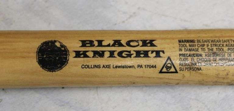 Black Knight Collins Axe Model BK100 with Wooden Handle and Handle ...