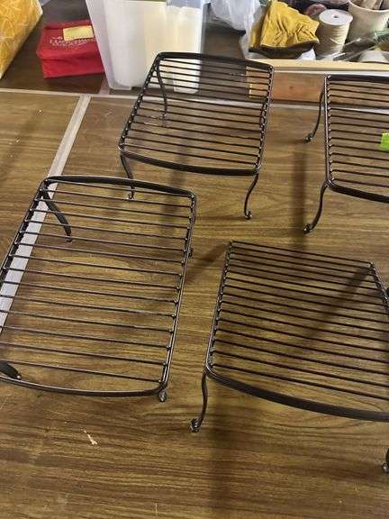 Set of 5 Metal Display Racks - Auction Ohio