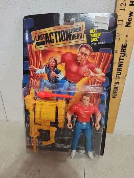 1993 Last Action Hero Heat Packin' Jack Stunt Figure - Auction Ohio