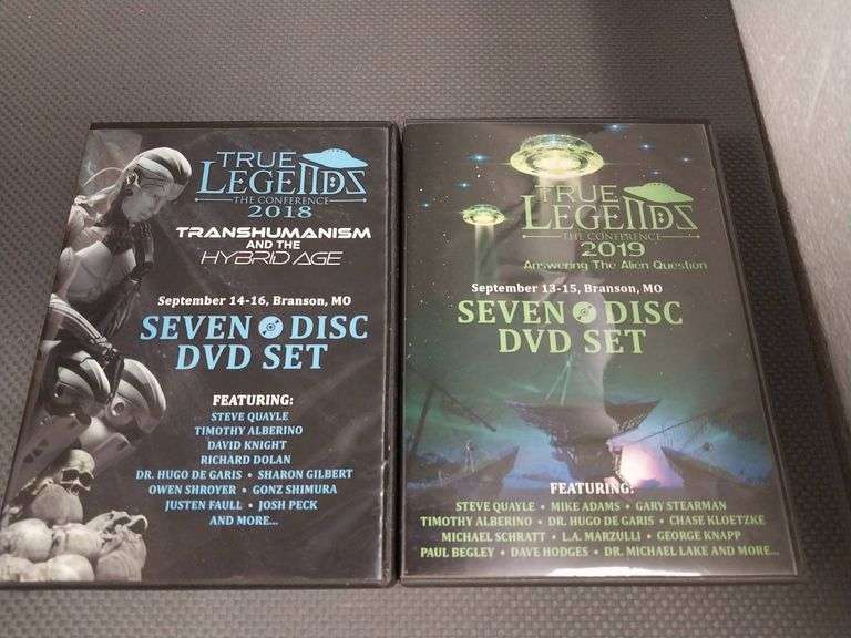 True Legends Conference 2018 and 2019 Seven-Disc DVD Sets - Auction Ohio