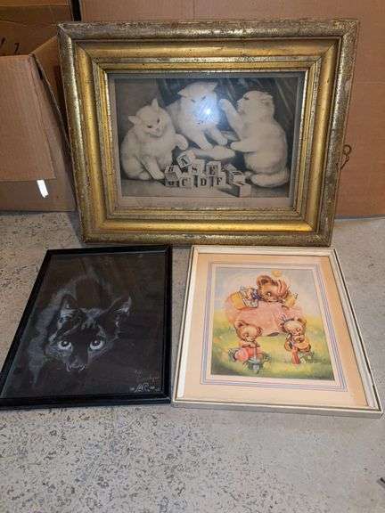 Lot of cat pictures - Auction Ohio
