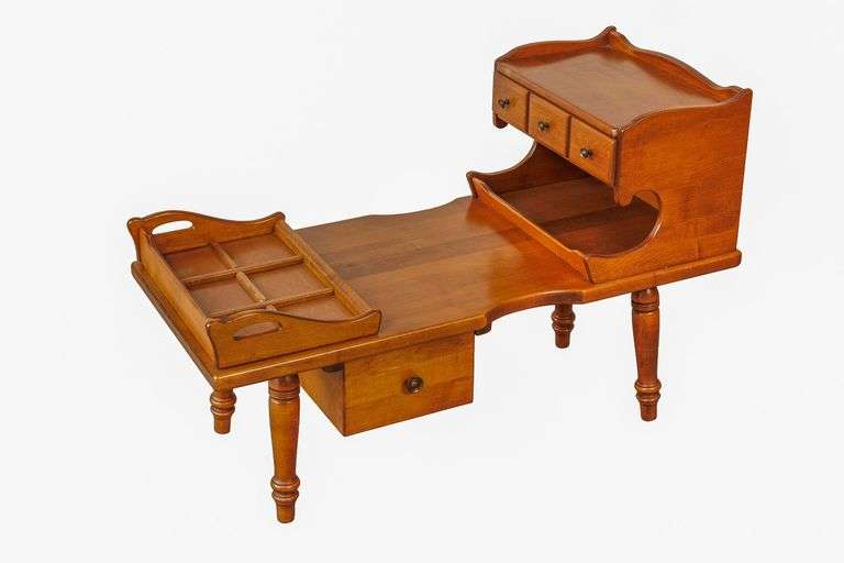 Sprague & Carlton Solid Rock Maple Cobbler's Step End Table- 1960 ...