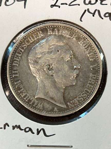 1904 2-Kwei Mark German - Auction Ohio