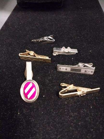 Vintage Tie Clips with Various Designs - Auction Ohio