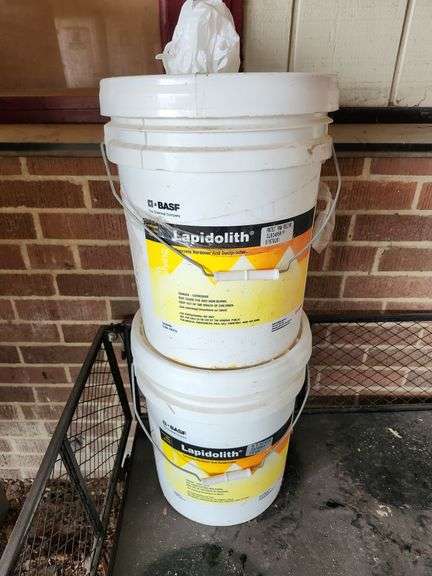 Basf Lapidolith Concrete Hardener & Dustproofer Two-5 Gallon Buckets ...