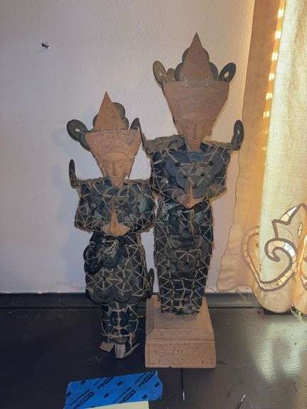 Vintage Balinese Kepeng Coin Statue - Auction Ohio