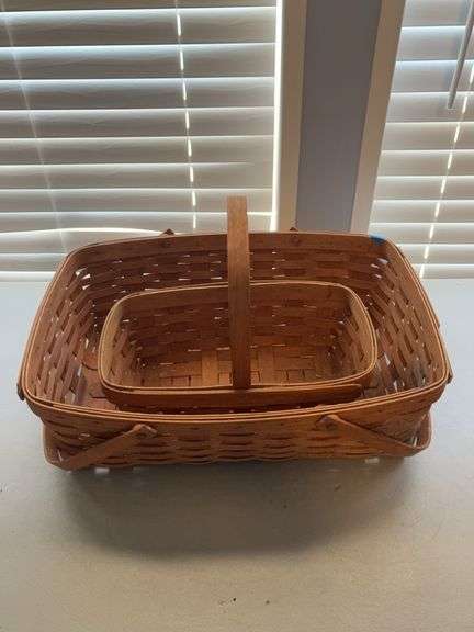Handwoven Longaberger and Gerald E. Henn Baskets - Auction Ohio