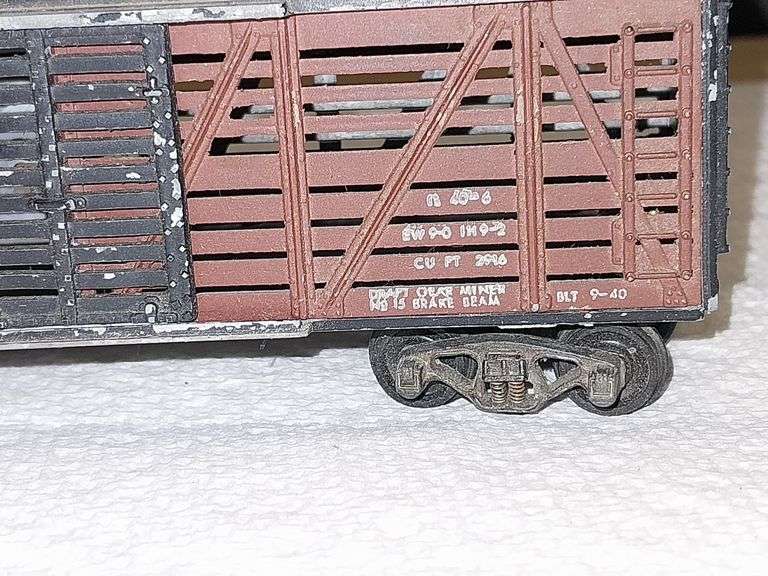 Vintage Pennsylvania Railroad Stock Car – Brown/Black - Auction Ohio